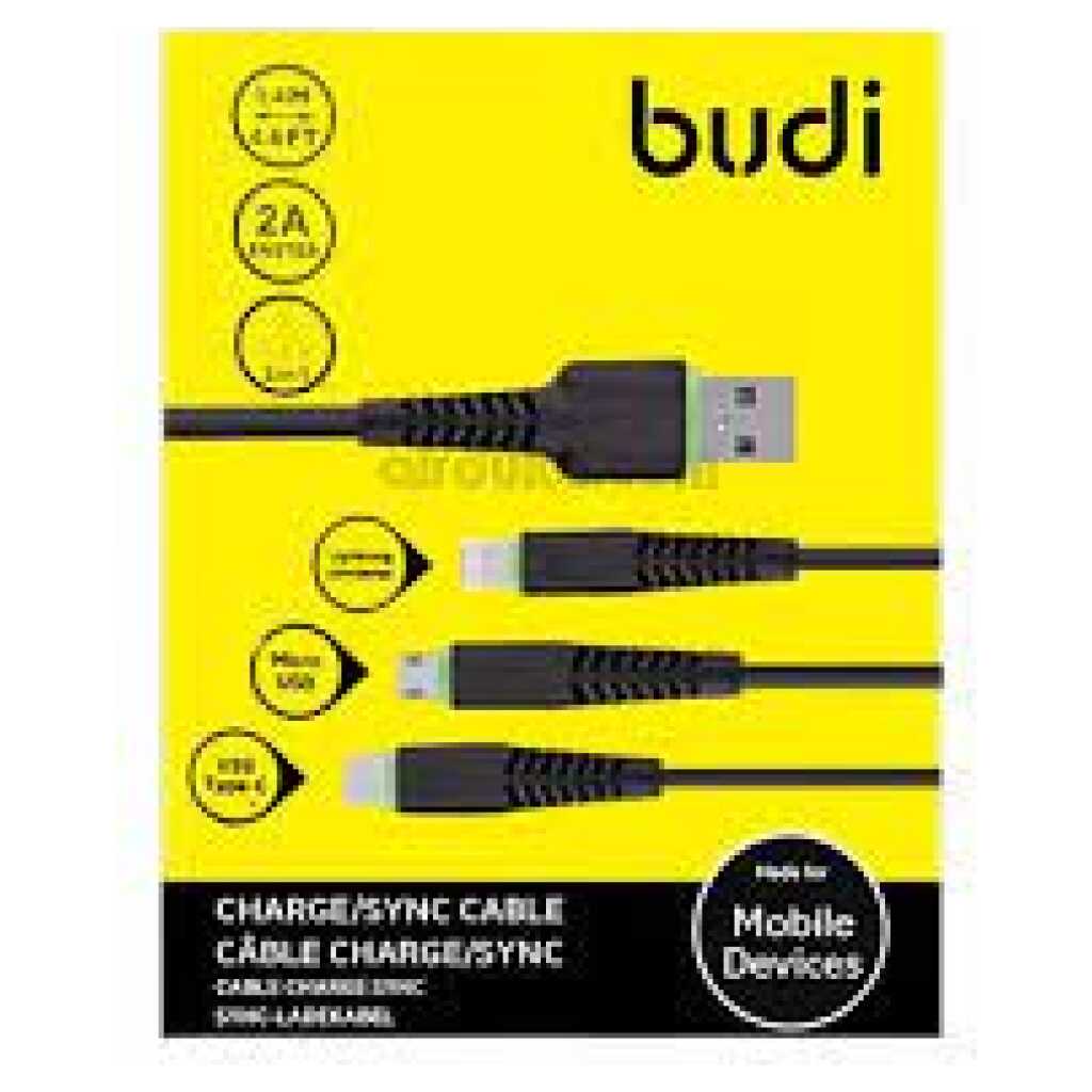 BUDI 3 IN 1 CABLE – Technocy
